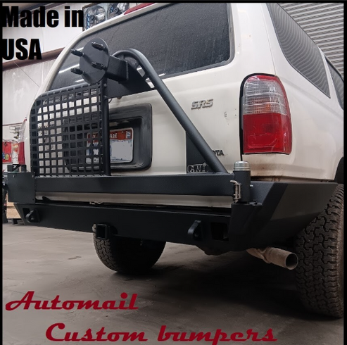 Off-Road Steel Rear Swing-Out Bumper for Toyota 4Runner 3rd Gen (96-02 ...